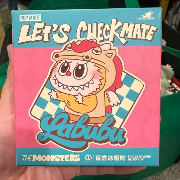 POP MART | Other | Labubu Lets Checkmate Seriesfridge Magnet | Poshmark